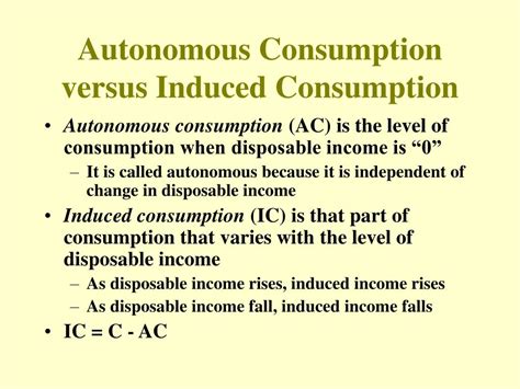 Ppt Understanding The Consumption Sector Key Concepts And