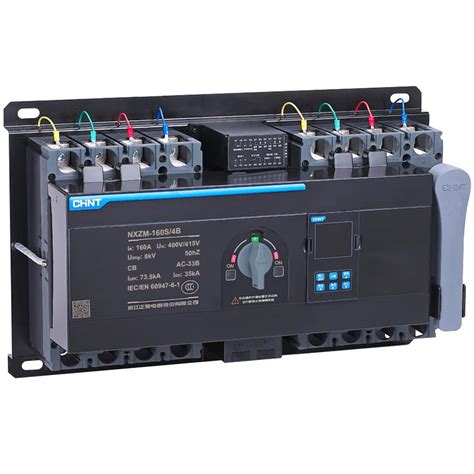 Ats Chint 4p 160a Nxzm 160s 4b 160a កុងតាក់ថាមពលដោយស្វ័យប្រវត្តិ តម្លៃល្អ