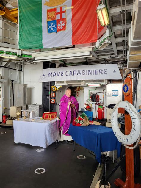 Nave Carabiniere A Salerno Festeggia Santa Barbara Ordinariato