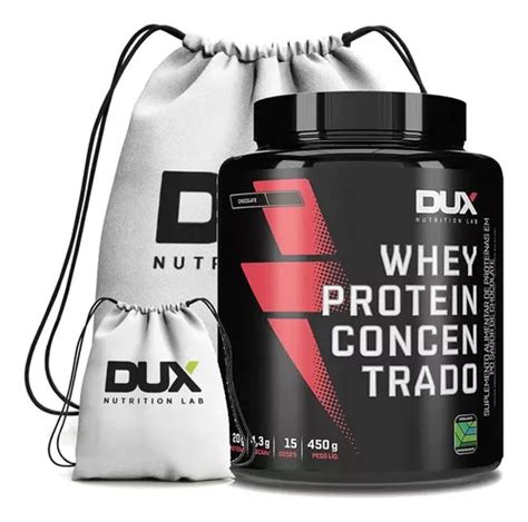 Whey Protein Concentrado 450g Mochila Dux Nutrition Sabor Coco