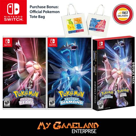 Nintendo Switch Pokemon Brilliant Diamond And Pokemon Shining Pearl Us