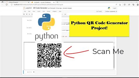 Simple Python Project Qr Code Generator Youtube