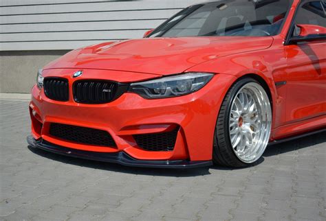 FRONT SPLITTER V 1 BMW M3 F80 Gloss Black Our Offer BMW Seria M3