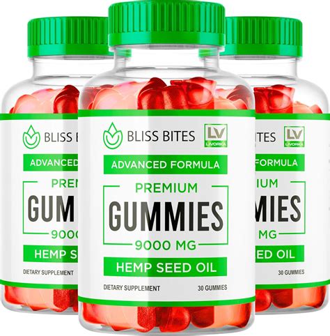 3 Pack Bliss Bites Gummies Bliss Bite 90 Gummies For 3 Months Blissbites