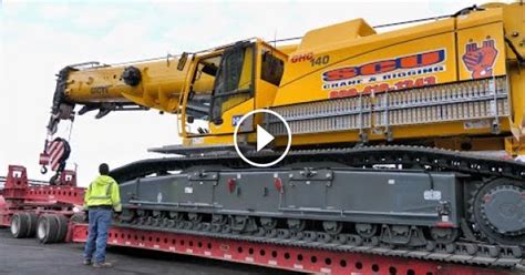 Transporting The Grove Crawler Crane From Conexpo