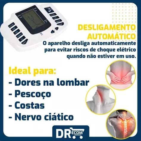 Aparelho Fisioterapia Tens Fes Acupuntura Choque Eletrodo R Em