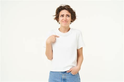 Porträt Eines Unbeholfenen Mädchens Das Sich Unwohl Fühlt Wenn Es Mit