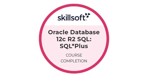 Anusha Naik On Linkedin Oracle Database 12c R2 Sql Sqlplus • Anusha Naik • Skillsoft® Digital