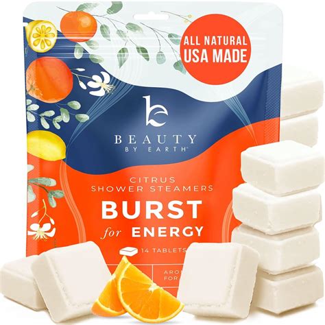 Shower Steamers Aromatherapy Usa Made With Natural Ingredients And Citrus Essential