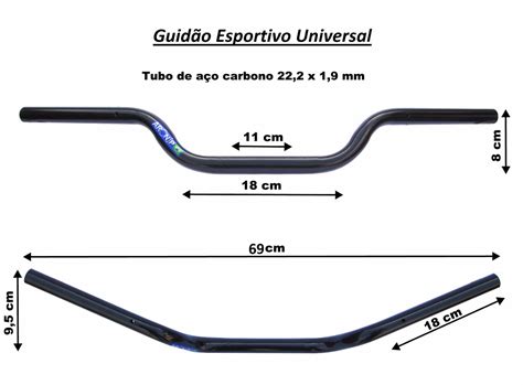 Guidão Tip Oxxy Retrovisor Manopla Manete Titan 125 150 160 R 358 33