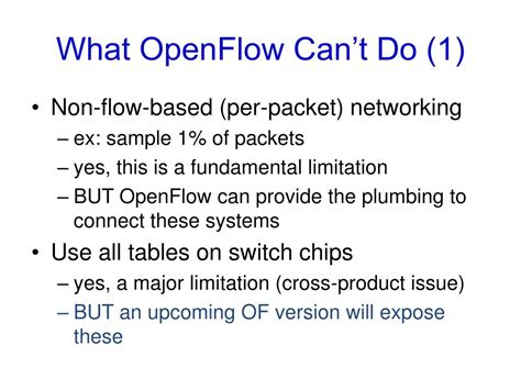 Ppt An Experimenters Guide To Openflow Powerpoint Presentation Free Download Id6648393