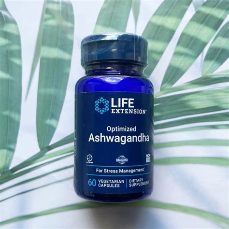 Life Extension® Optimized Ashwagandha Extract 60 Vegetarian Capsules