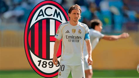 Luka Modrićs Multi Million Pay Cut To Join Ac Milan One Year Before