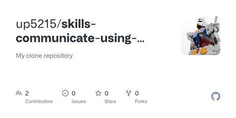 Github Up5215skills Communicate Using Markdown My Clone Repository