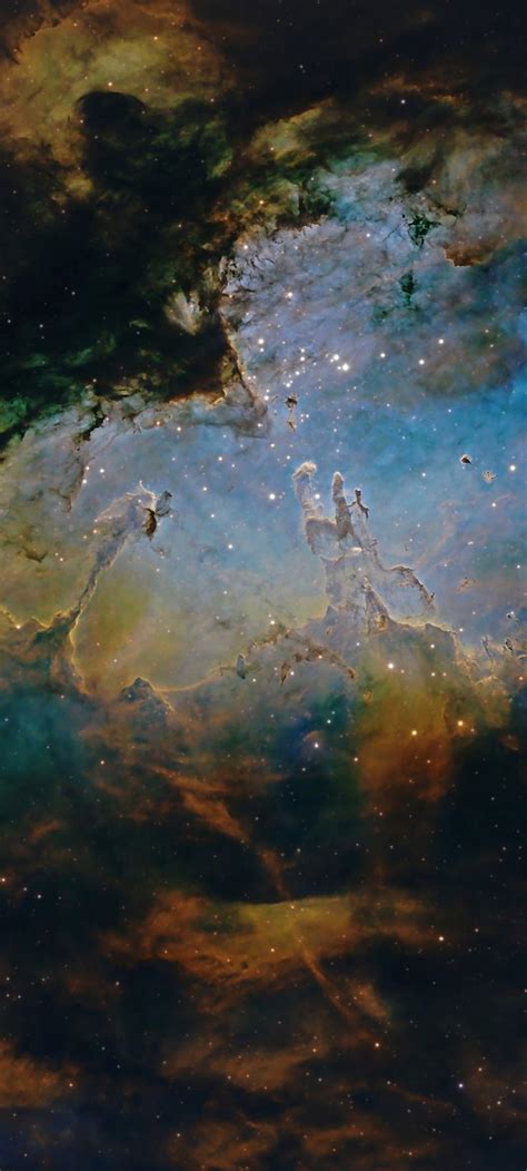 The Sky Is Filled With Stars And Clouds