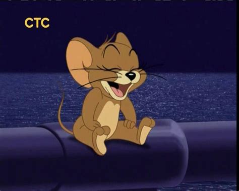 Jerry Mouse Laughing Until He Falls Off By Ptbf2002 On Deviantart