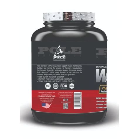Pole Nutrition 100 Whey Protein Powder Bro Nutrition