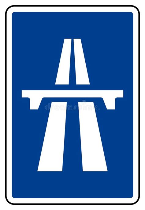 Expressway Symbol Sign Vector Illustration Isolate On White