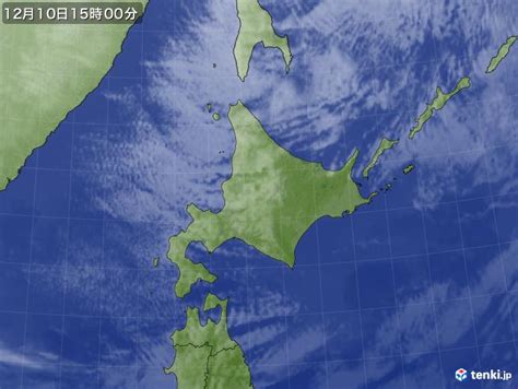 過去の気象衛星北日本2023年12月10日 日本気象協会 Tenkijp