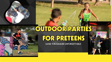 Outdoor Parties For Preteens With Gametruck Gametruck® Blog
