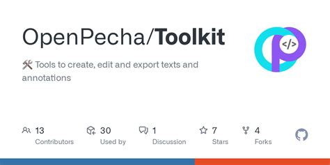 Github Openpecha Toolkit Tools To Create Edit And Export Texts And Annotations