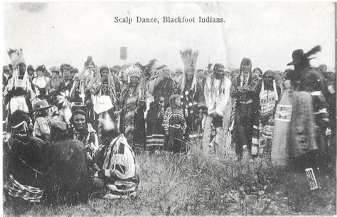 Scalp Dance Blackfoot Indians Private Mailing Card 1907 Topics