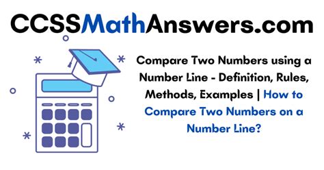 Compare Two Numbers Using A Number Line Definition Rules Methods