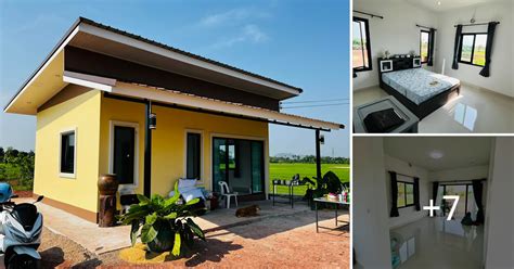 บ้านโมเดิร์นหลังเล็ก 1 ห้องนอน 1 ห้องน้ำ งบ 3 แสนบาท