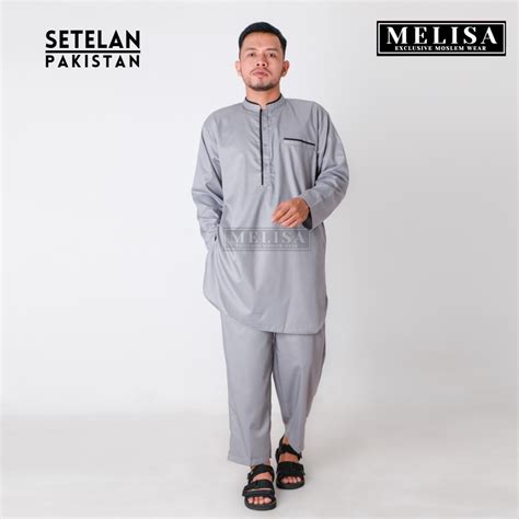 Jual Baju Koko Pria Setelan Kurta Pakistan Dewasa Lengan Panjang Bahan