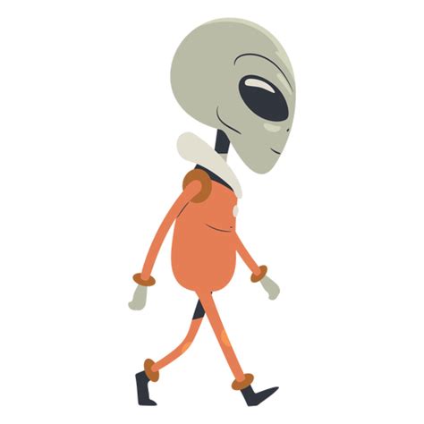 Design Png E Svg De Personagem Alienígena Ambulante Para Camisetas