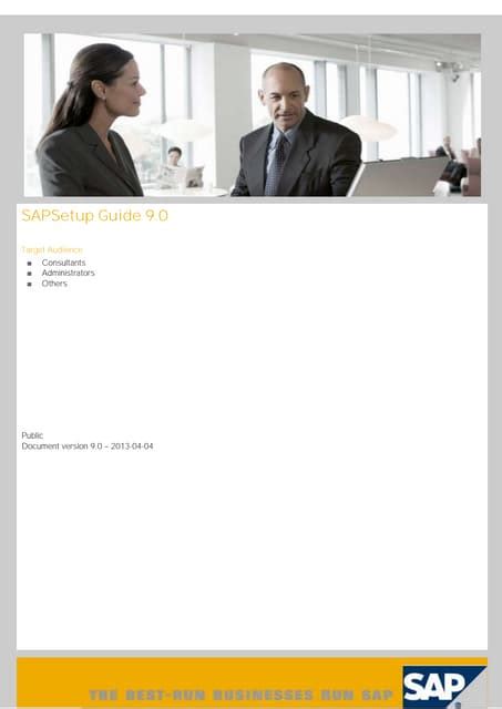 Sap Setup Guide Pdf