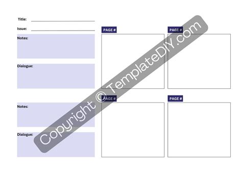 Comic Storyboard Template Printable Template In PDF Word Storyboard Template Storyboard