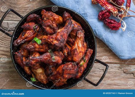 Poulet Tandoori Indien De Style Image Stock Image Du Chaux Mangue