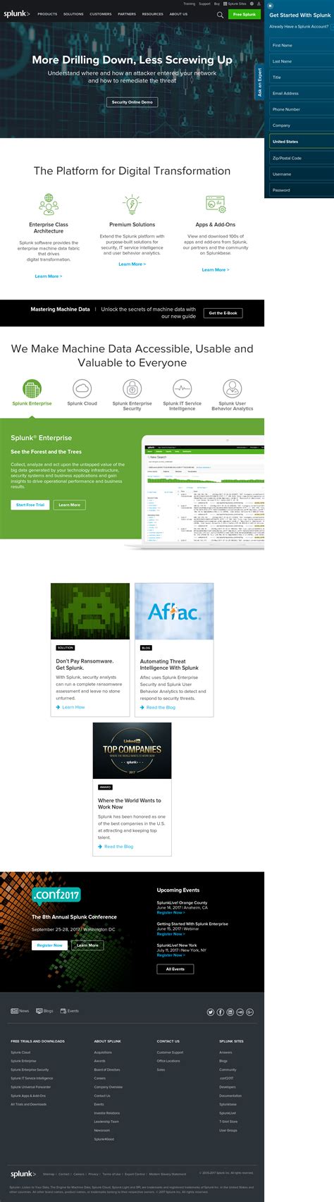 Splunk Competitors Syncvirt