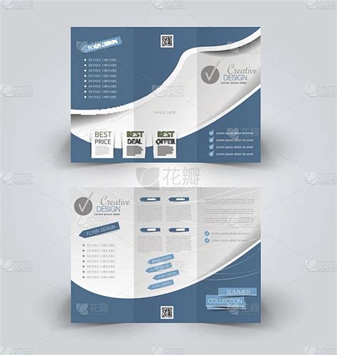 宣传册模拟设计模板的业务素材 花瓣网