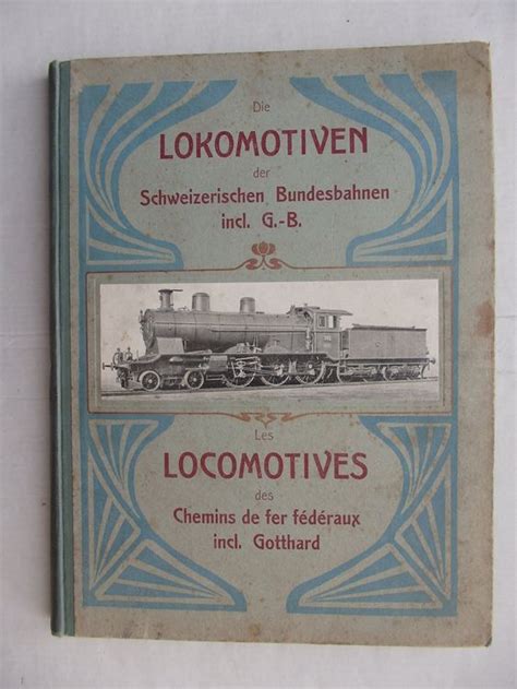 Ancien livre sur les locomotives à vapeur CFF Gotthard 1904 Kaufen