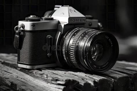 Vintage Camera Nostalgic Photography Equipment Stock Illustration