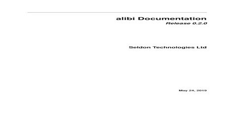 Pdf Alibi Documentation Dokumentips
