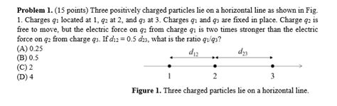 Solved Problem Points Three Positively Charged Chegg Com