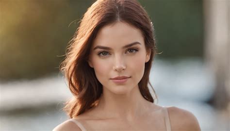 구미호 스타일의 여자 오렌지 스트레이트 헤어 빨강 머리 린다 Seaart Ai