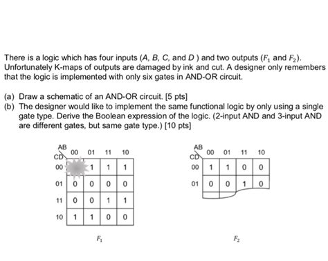 Solved There Is A Logic Which Has Four Inputs A B C And