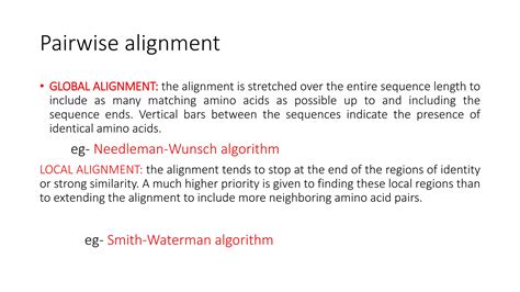 multiple sequence alignment pptx databases computer software and