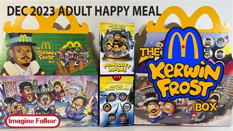 Mcdonalds Adult Happy Meal Kerwin Frost Box December 2023 Asmr