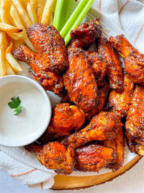 Air Fryer Buffalo Chicken Wings Good Food Baddie
