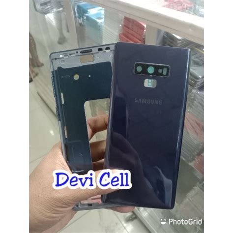 Jual CASING KESING HOUSING FULLSET SAMSUNG NOTE ORIGINAL BACKDOOR FRAME TULANG TENGAH TATAKAN