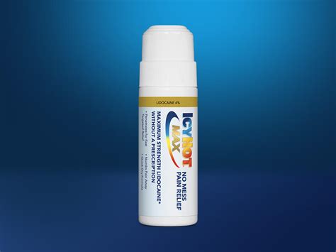 Lidocaine No Mess Icy Hot® Pain Relief Roll On Medicated Applicator