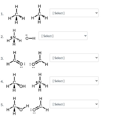 Solved The Number And Type Of Intermolecular Interactions
