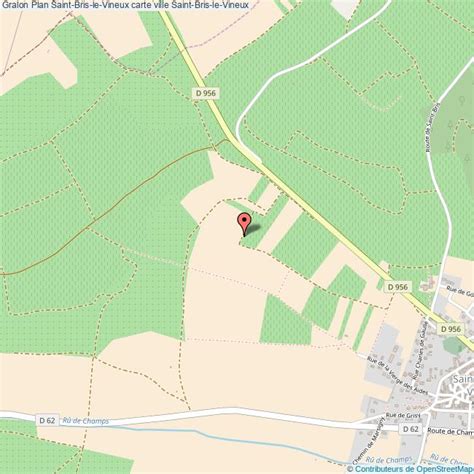 Plan Saint Bris Le Vineux Carte Ville Saint Bris Le Vineux