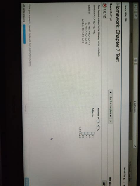 Solved Math 1324 Fbs Homework Chapter 7 Test 4