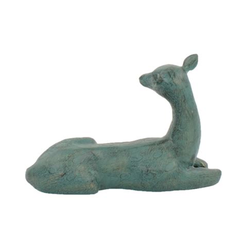 Lying Deer Statue Large